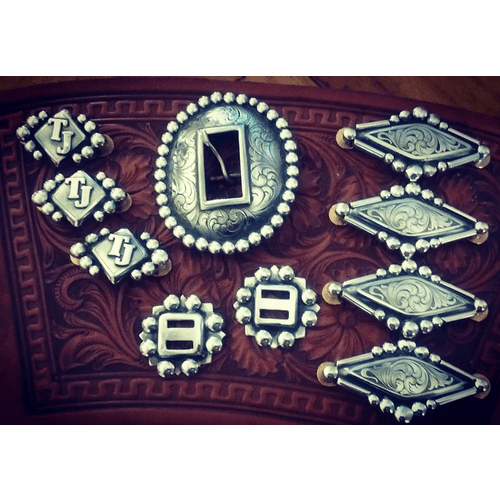 String & Screwback Conchos - Leather Hardware - My Store – Heirloom ...